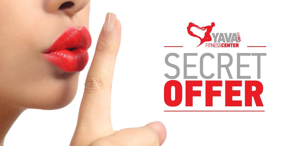 Secret Offer @ Yava Περιστερίου | Yava Fitness Centers